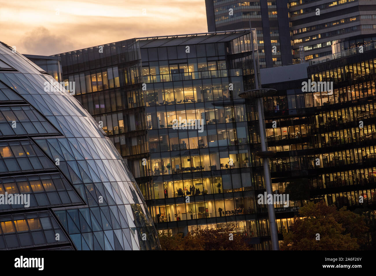 London city hall more skyline hi-res stock photography and images - Alamy