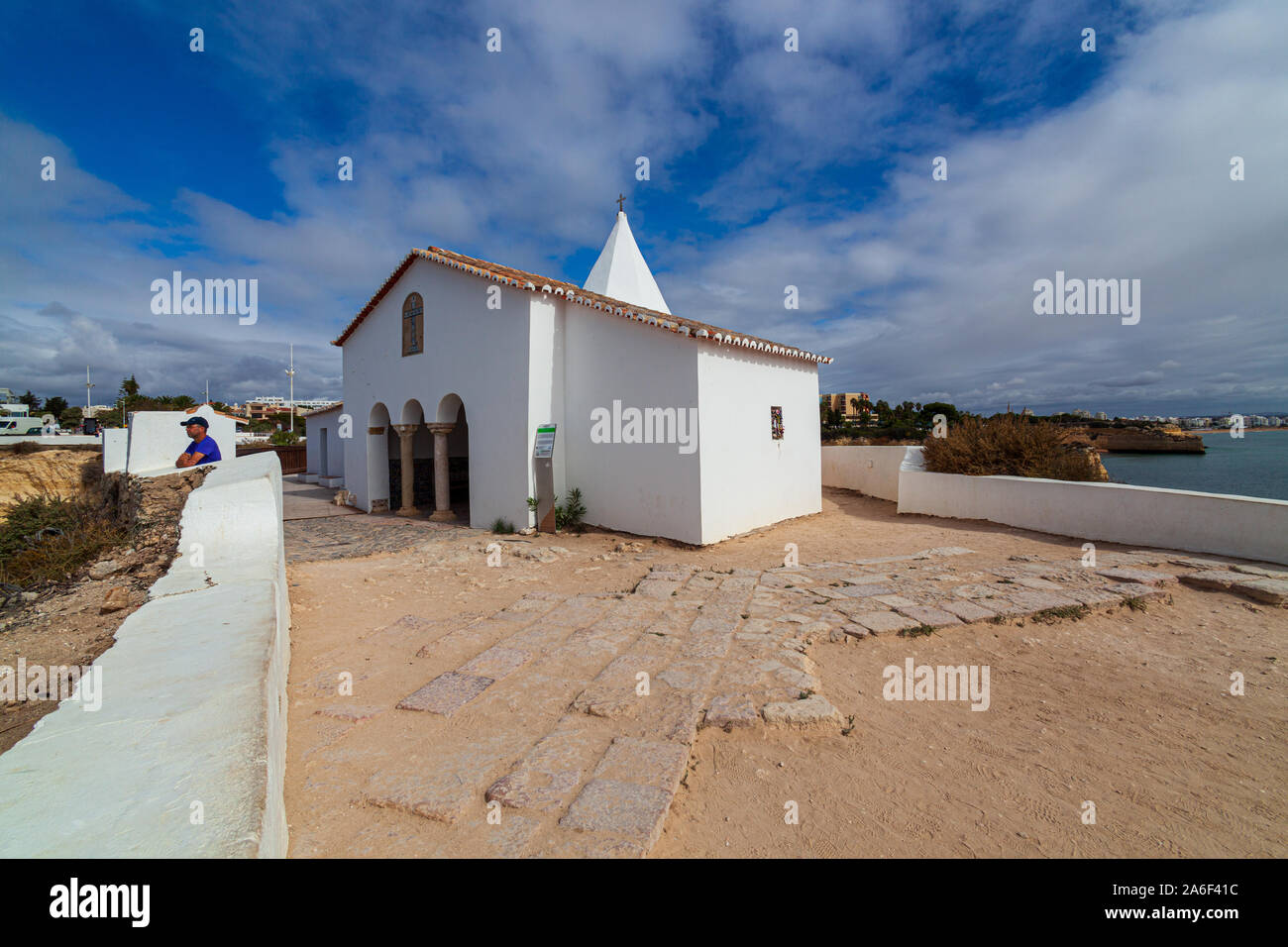 Chapel Our Lady of the Rock da Nossa Senhora da Rocha situated in the ...