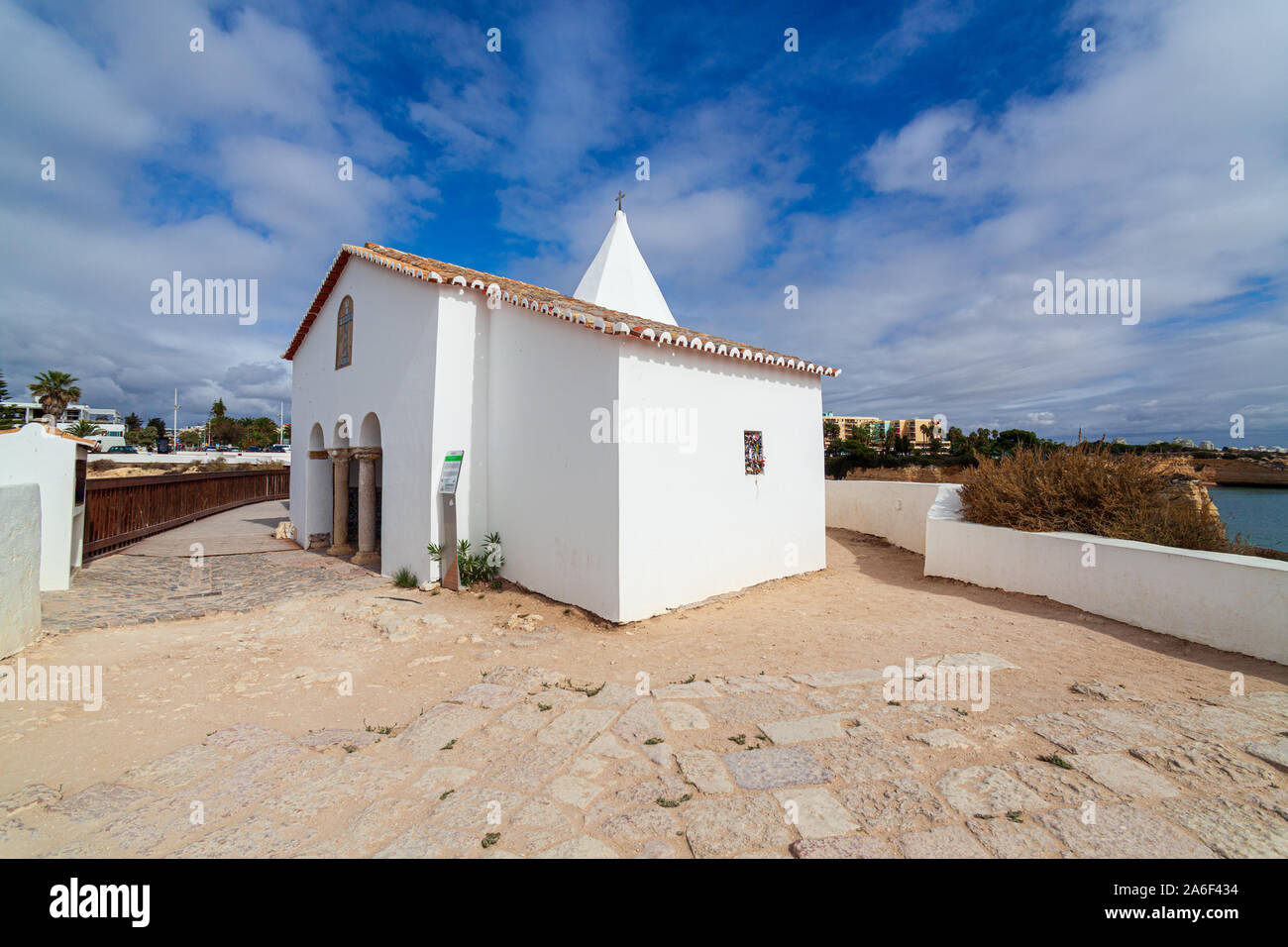 Chapel Our Lady of the Rock da Nossa Senhora da Rocha situated in the ...