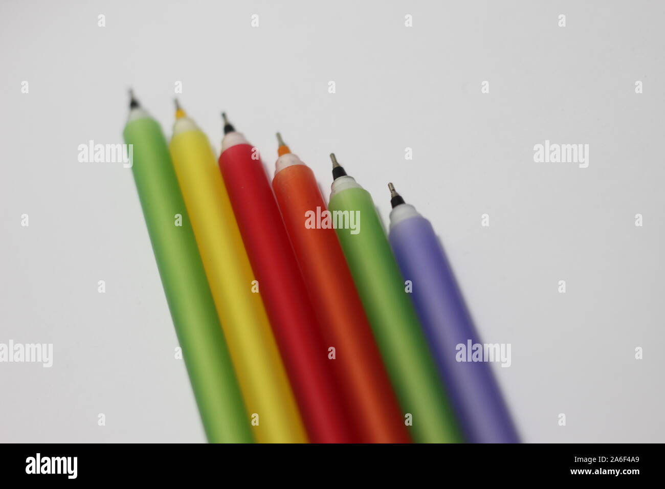 Good pens of different colors Stock Photo - Alamy