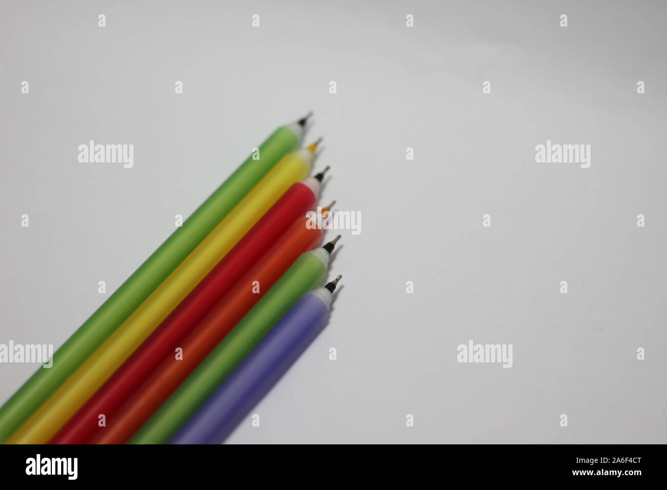Good pens of different colors Stock Photo - Alamy