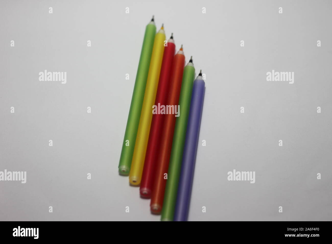 Good pens of different colors Stock Photo - Alamy