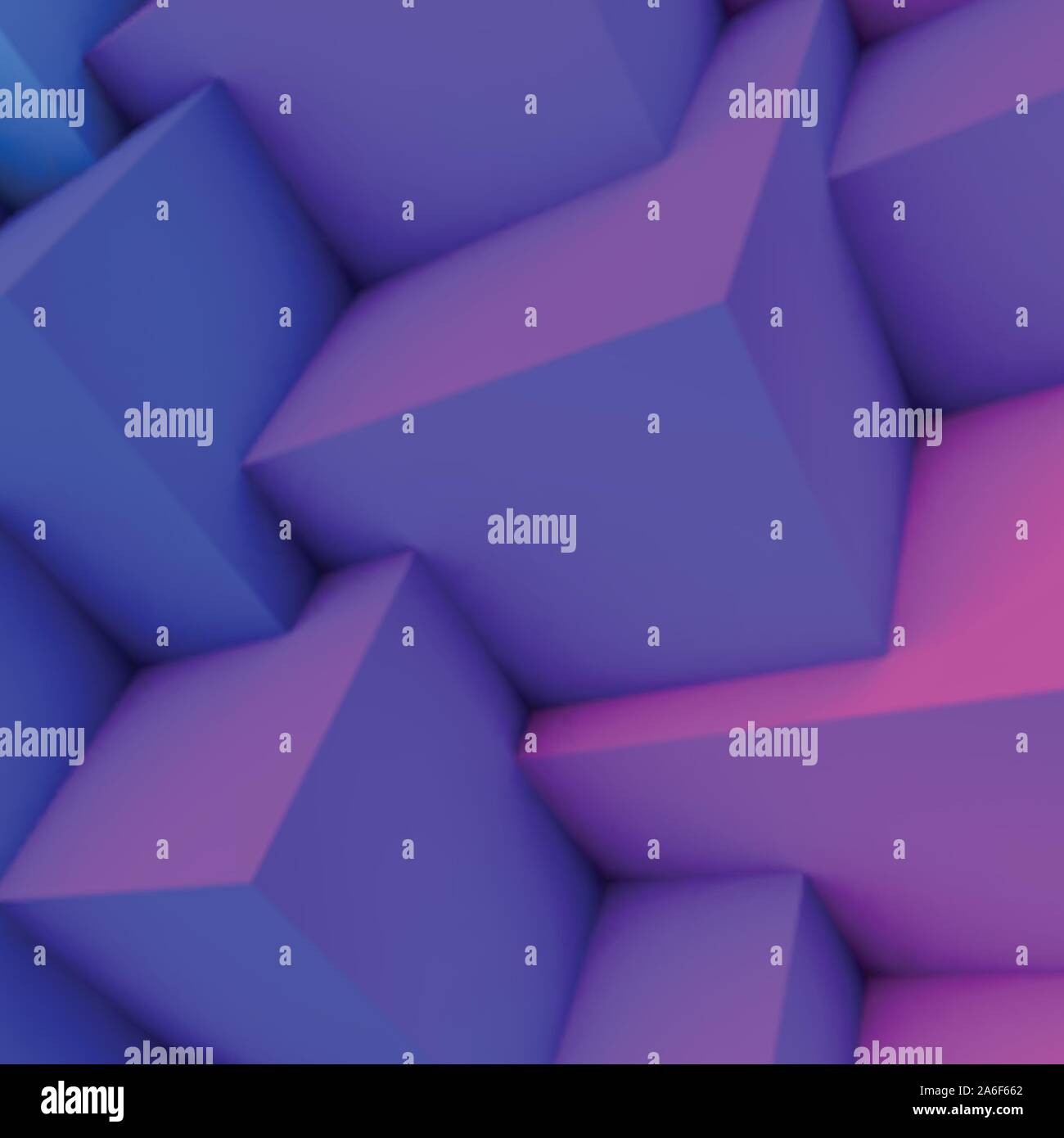 Abstract background with blue gradient overlapping cubes Stock Vector ...