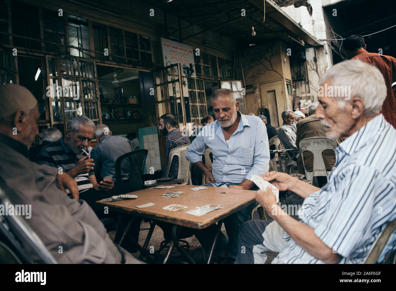 Group old men playing cards hi-res stock photography and images - Alamy