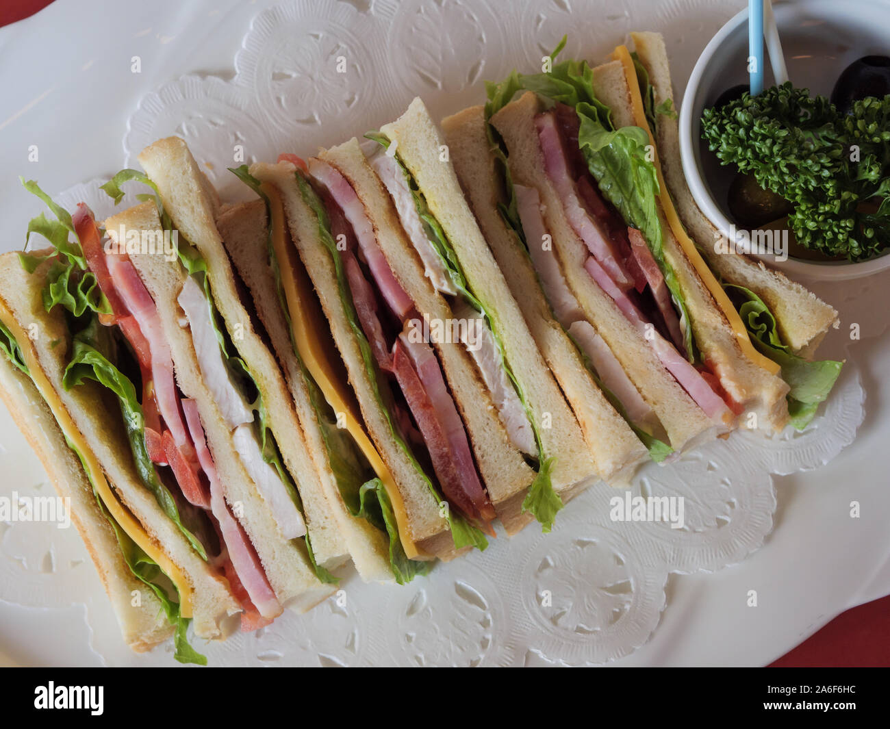 Club Sandwich Top View High Resolution Stock Photography and Images - Alamy