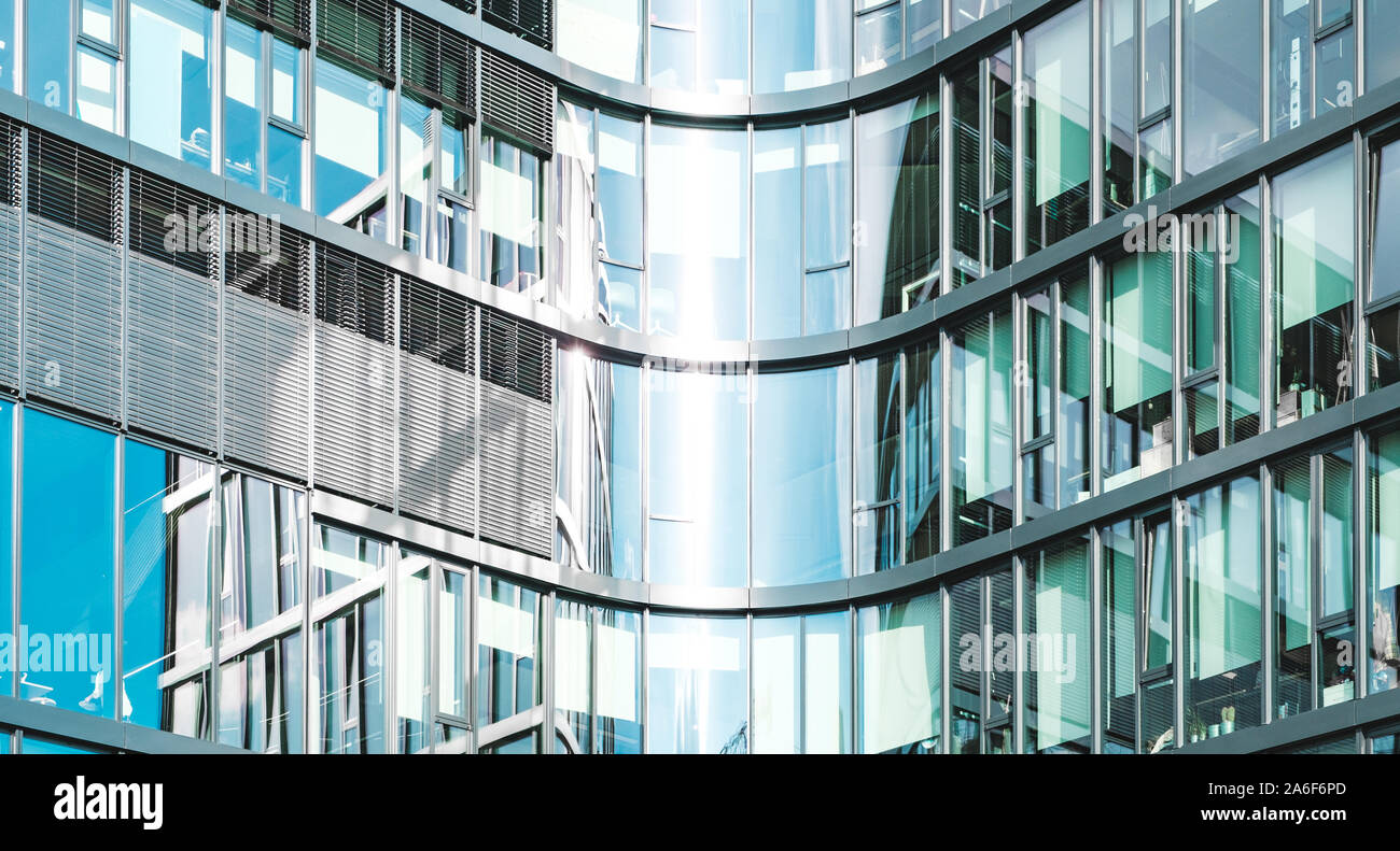 office building facade - corporate real estate background Stock Photo ...