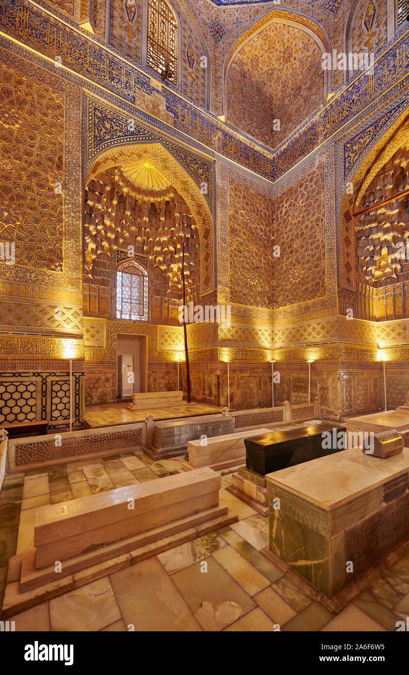 Interior Of The Gur E Amir High Resolution Stock Photography and Images ...