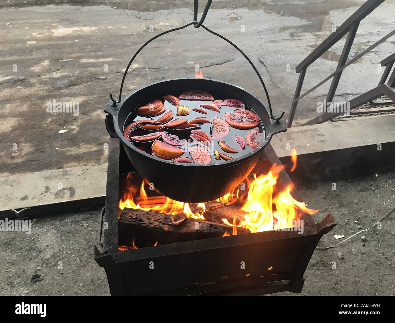 Cauldron with fruit hi-res stock photography and images - Alamy