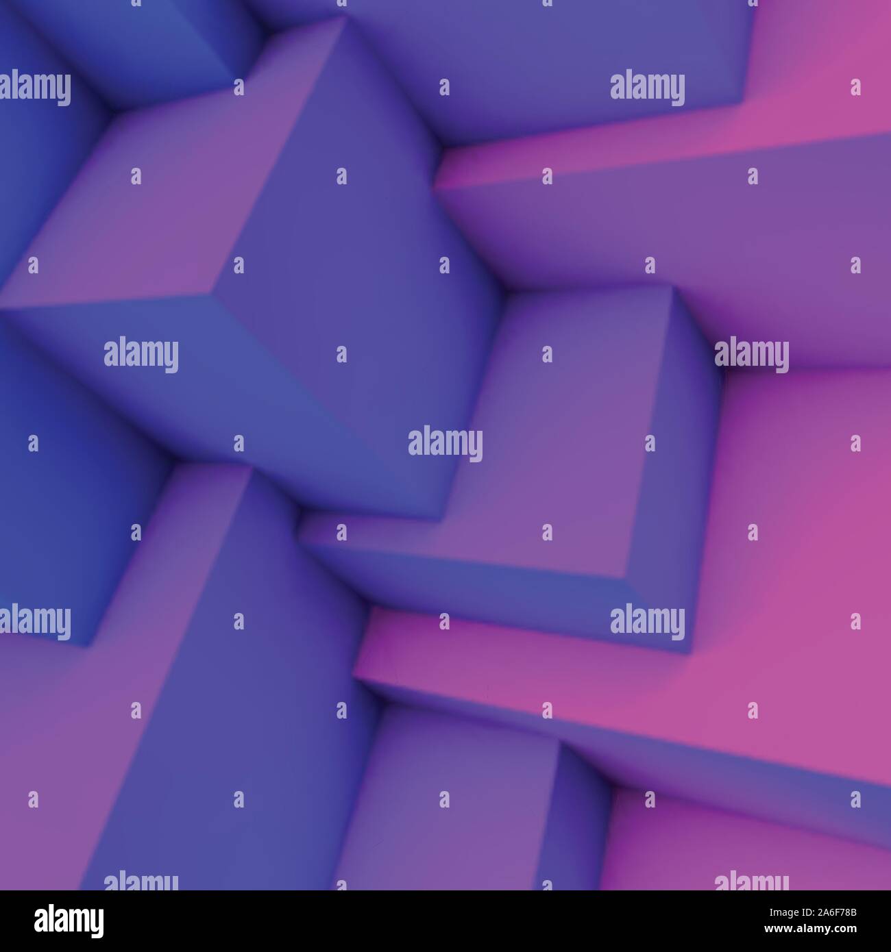 Abstract background with blue gradient overlapping cubes Stock Vector ...