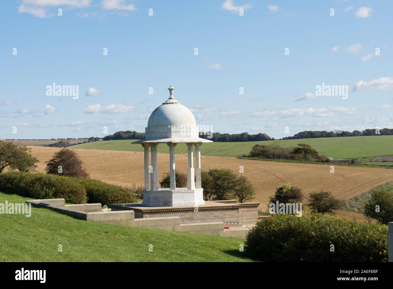 The Chattri War Memorial, near Brighton, is a monument dedicated to the ...