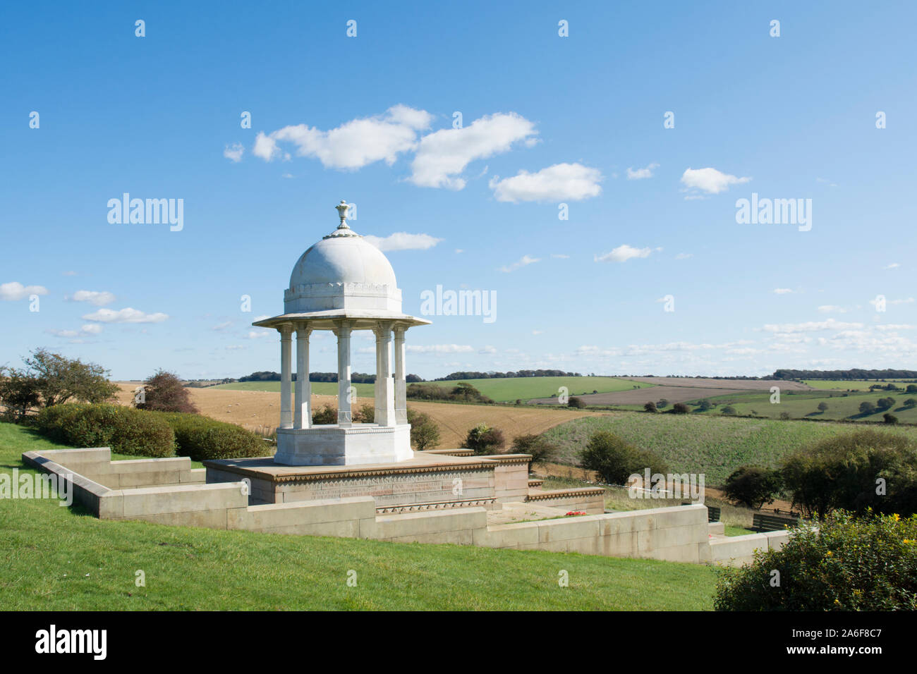 The Chattri War Memorial, near Brighton, is a monument dedicated to the ...