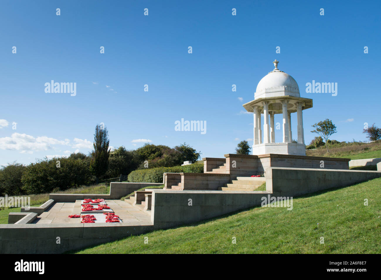 The Chattri War Memorial, near Brighton, is a monument dedicated to the ...