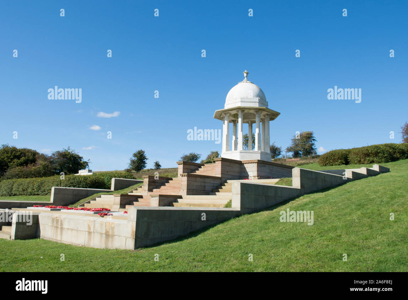 The Chattri War Memorial, near Brighton, is a monument dedicated to the ...