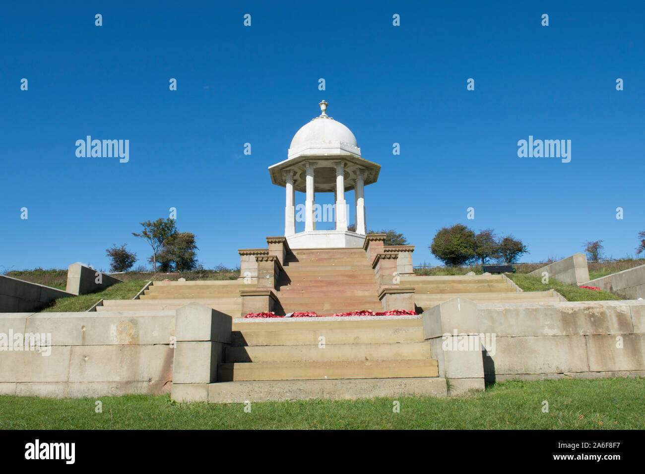 The Chattri War Memorial, near Brighton, is a monument dedicated to the ...