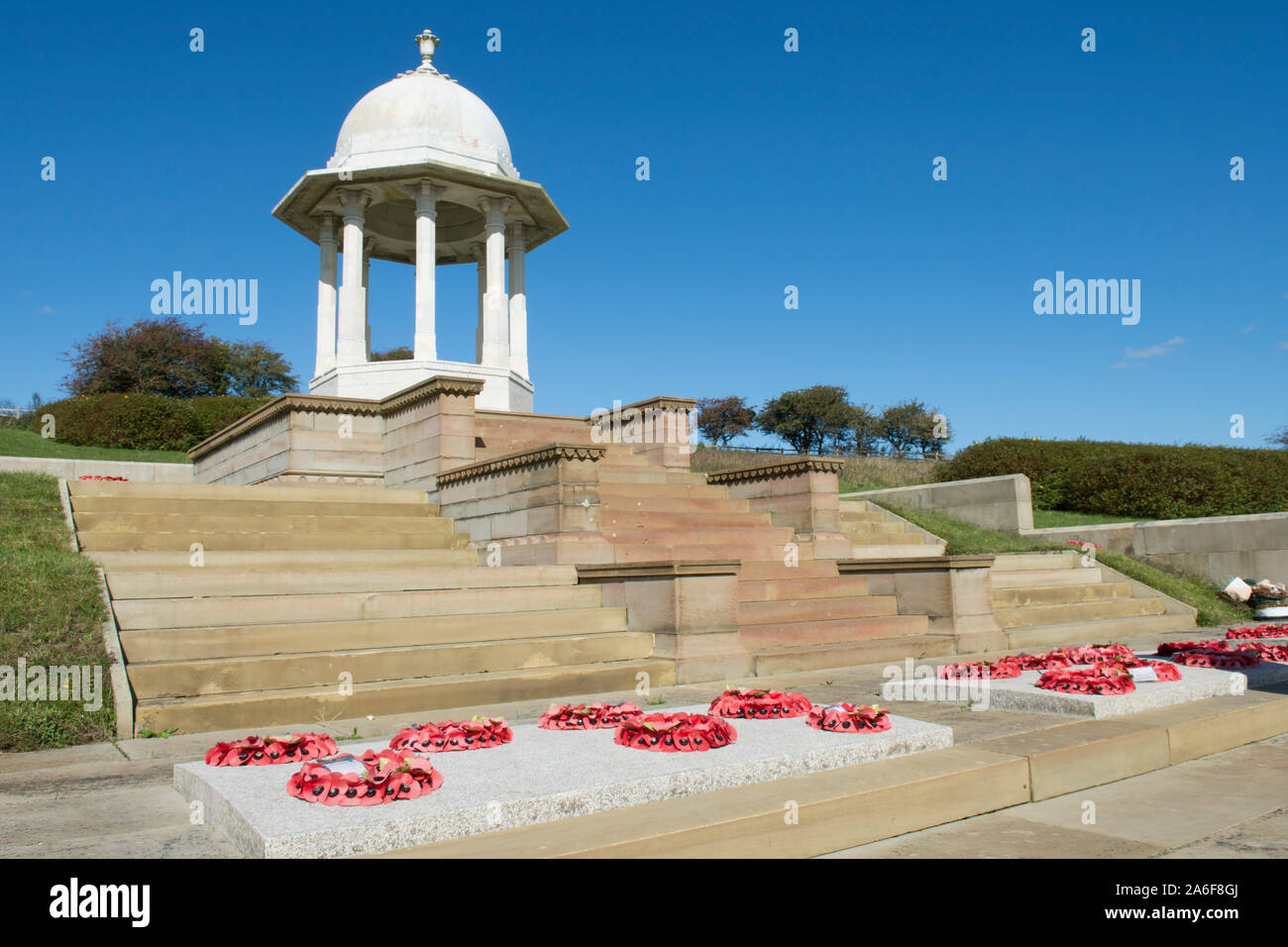 The Chattri War Memorial, near Brighton, is a monument dedicated to the ...