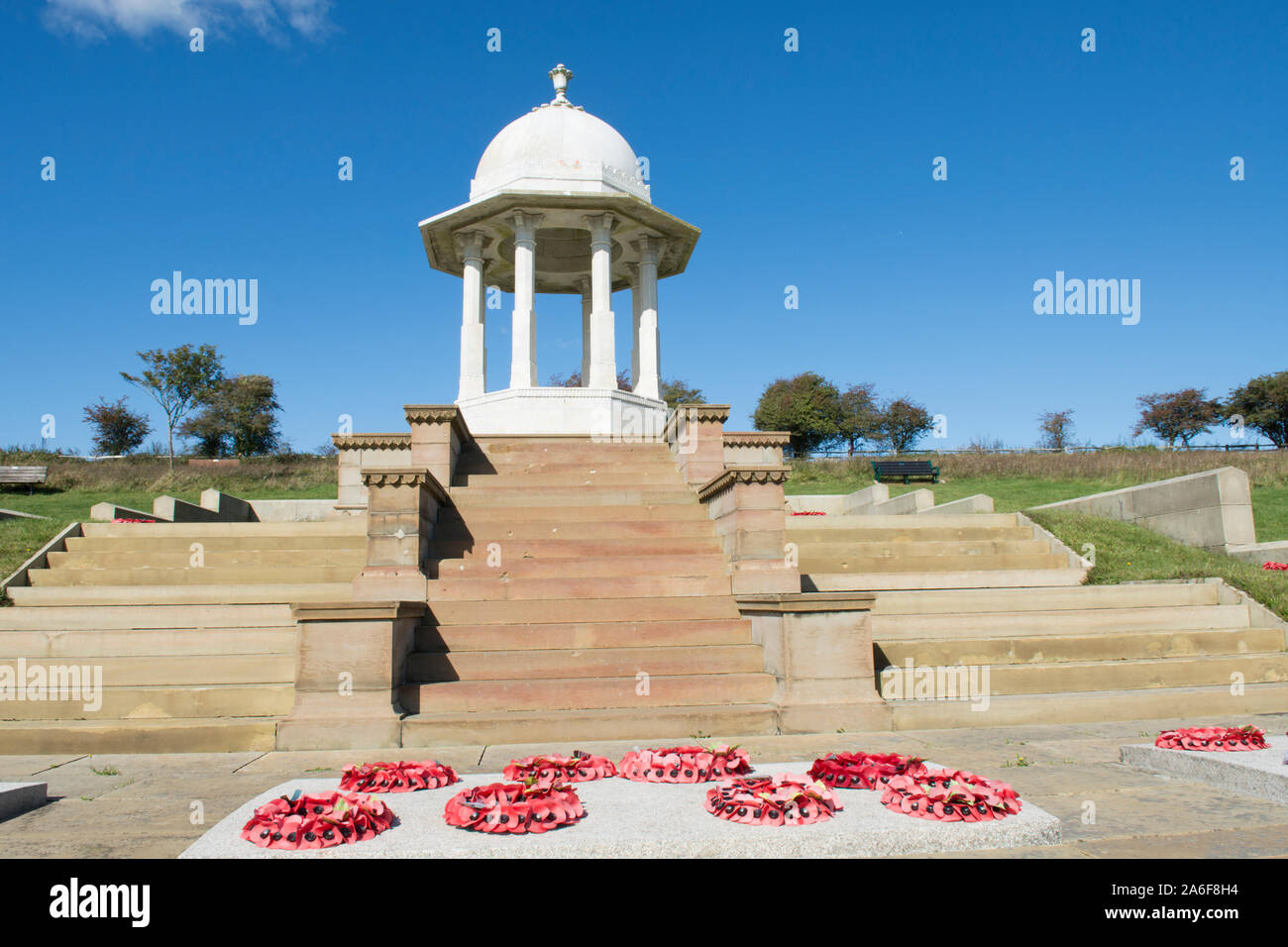 The Chattri War Memorial, near Brighton, is a monument dedicated to the ...
