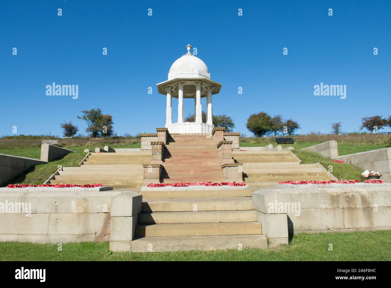 The Chattri War Memorial, near Brighton, is a monument dedicated to the ...