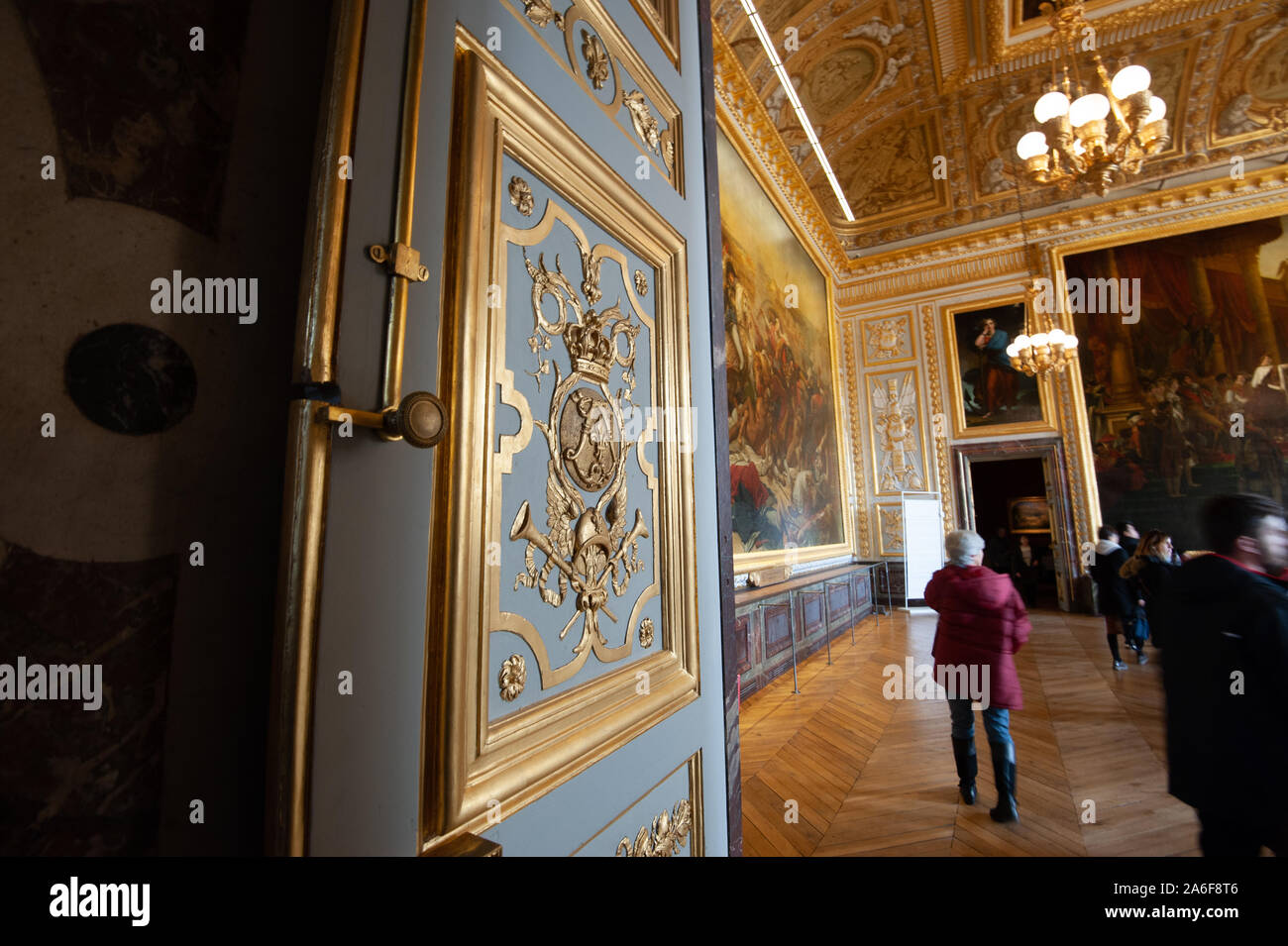 Versailles door hi-res stock photography and images - Alamy