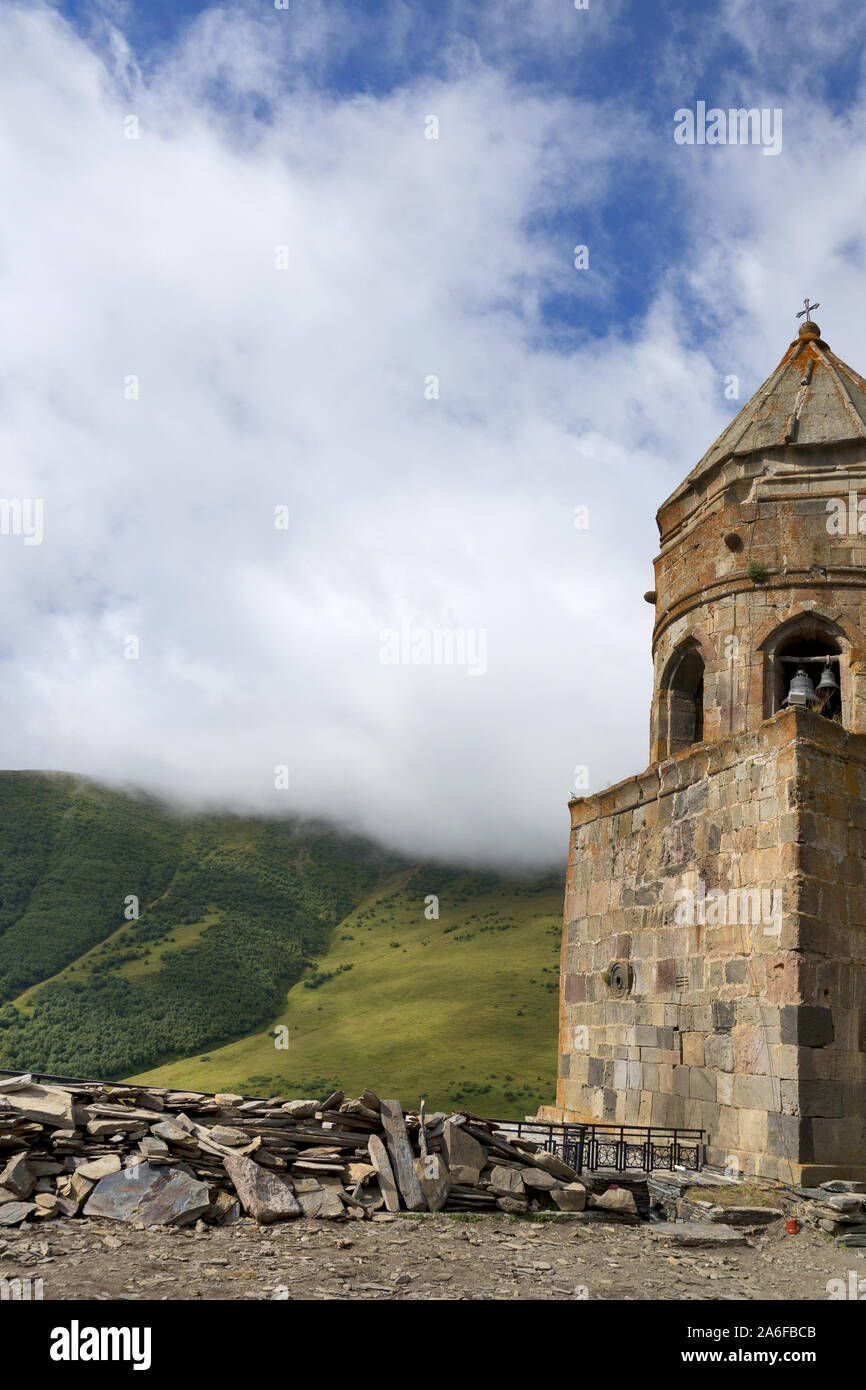 Georgia, Caucasus: Tsminda Gergeti Trinity Church Stock Photo - Alamy