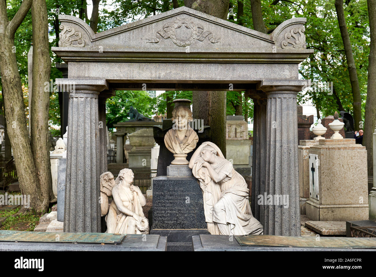 Alexander Nevsky Lavra Tikhvin Cemetery High Resolution Stock ...