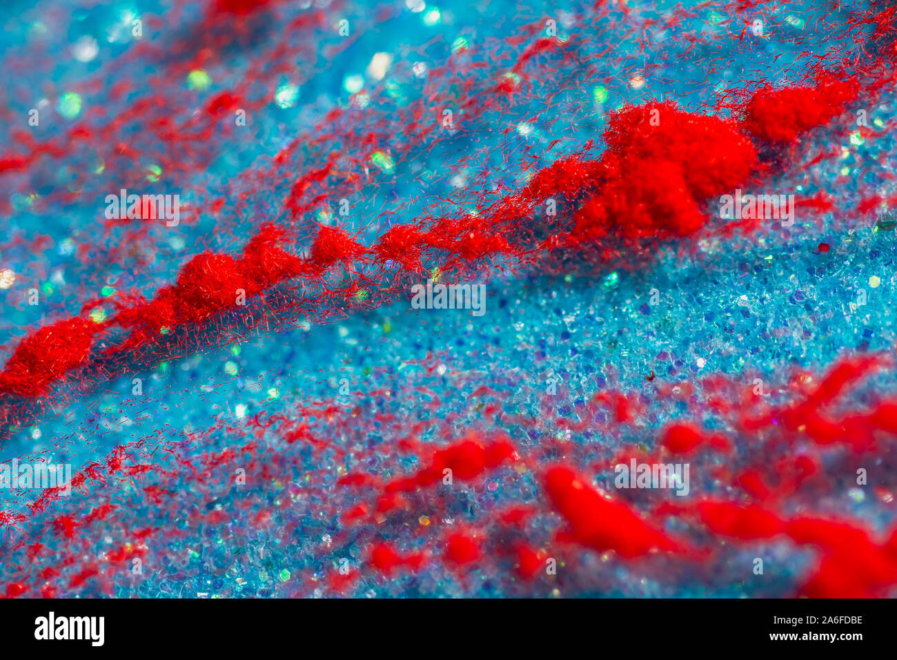 colorful abstract background with red and blue colors, textured powder ...