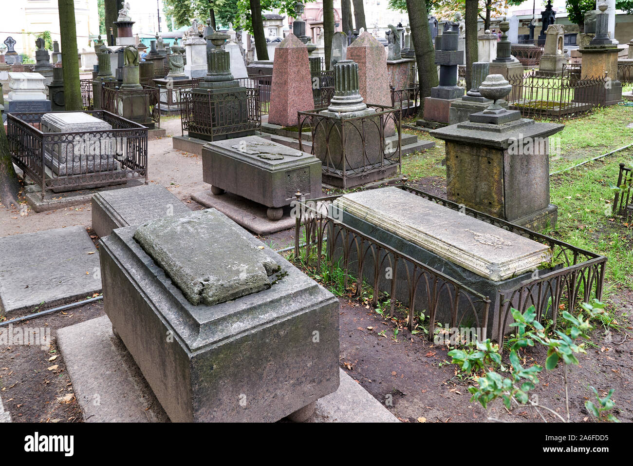 Alexander Nevsky Lavra Tikhvin Cemetery High Resolution Stock ...