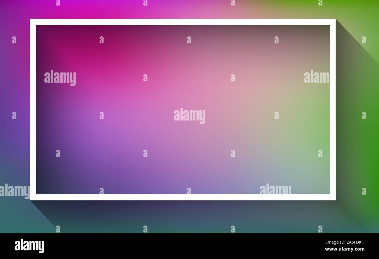 Border template with pink and green background illustration Stock ...