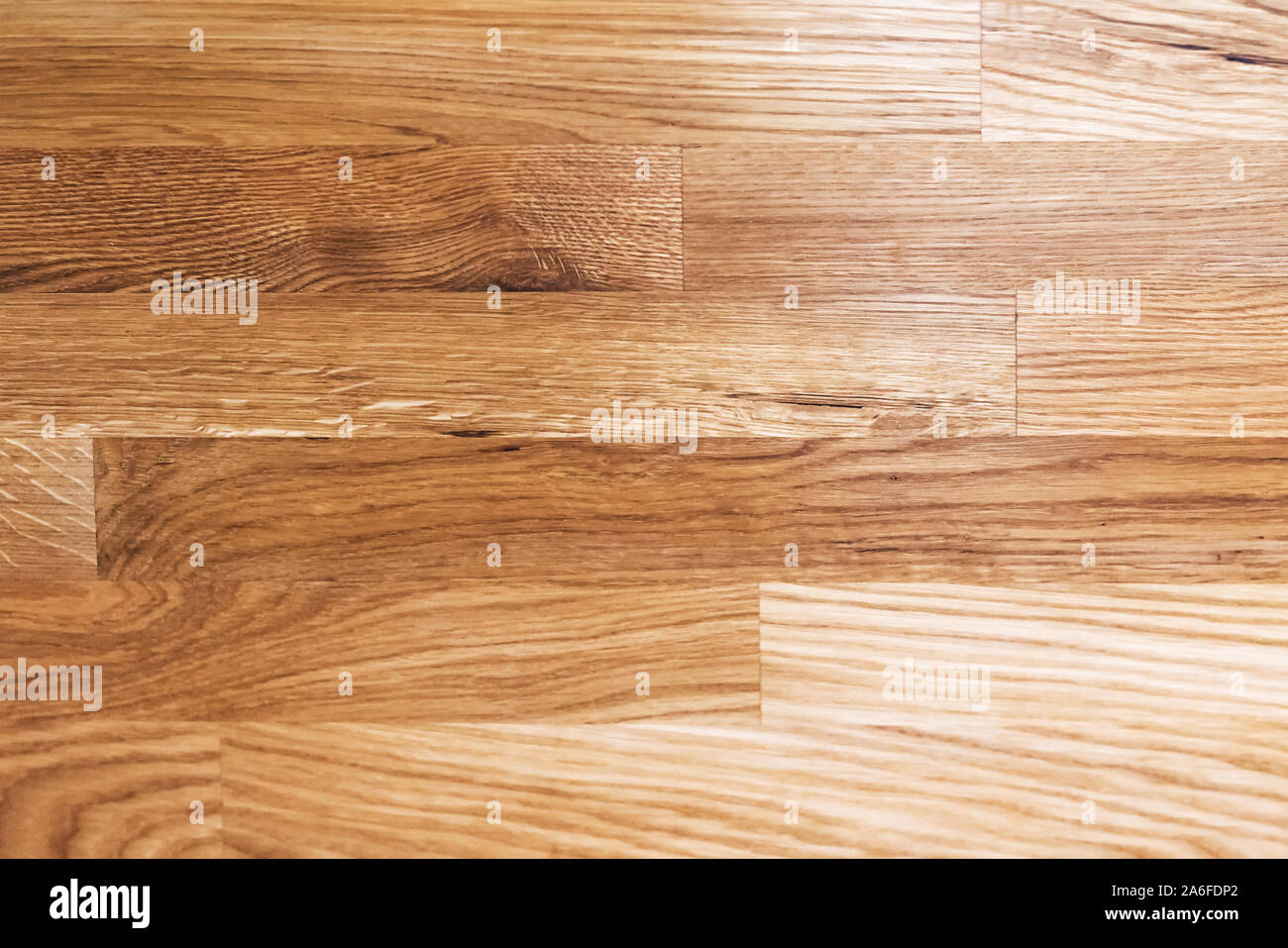 Oak oiled wooden plank background texture Stock Photo - Alamy