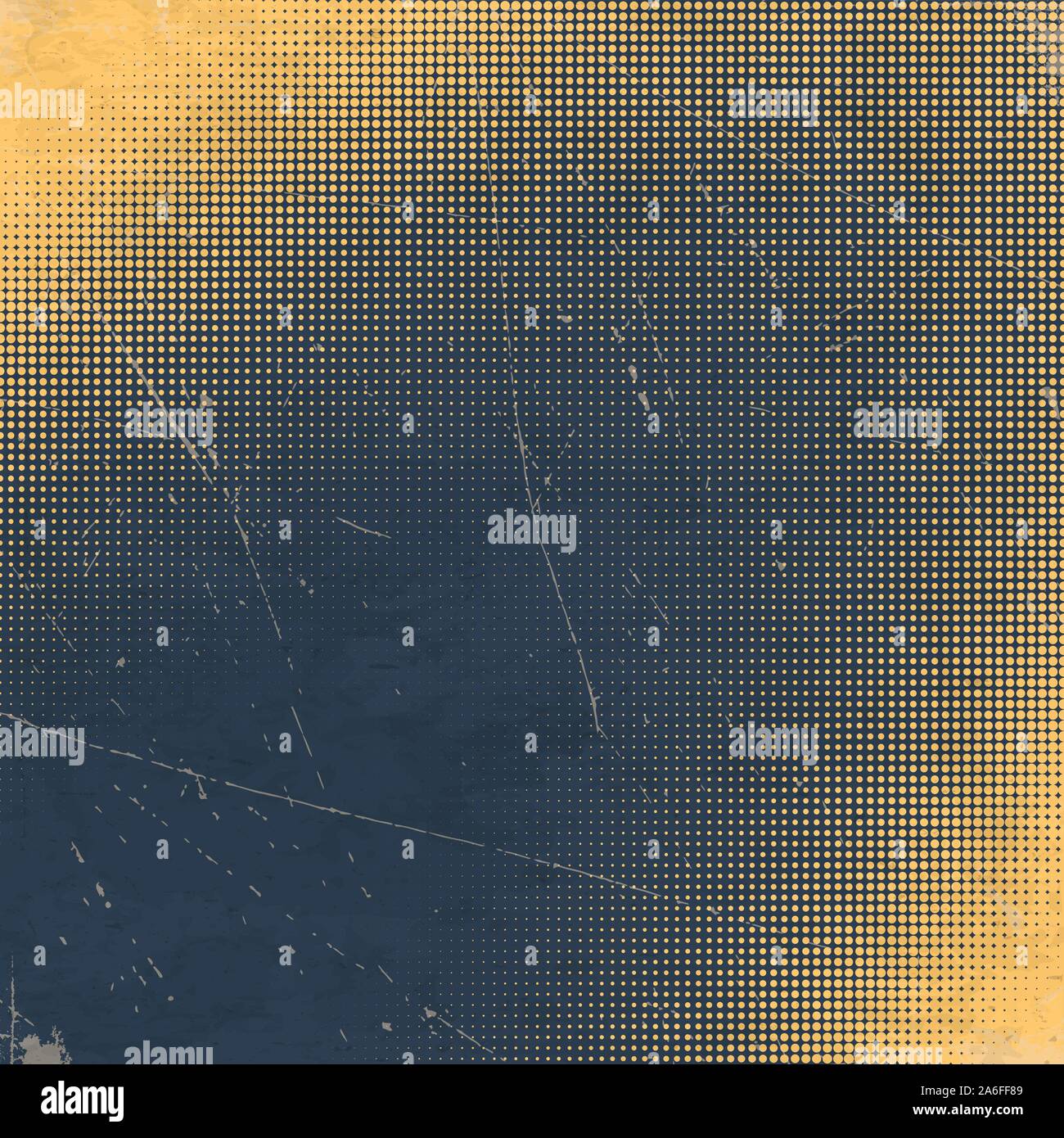 Old scratched card with halftone gradient Stock Vector Image & Art - Alamy