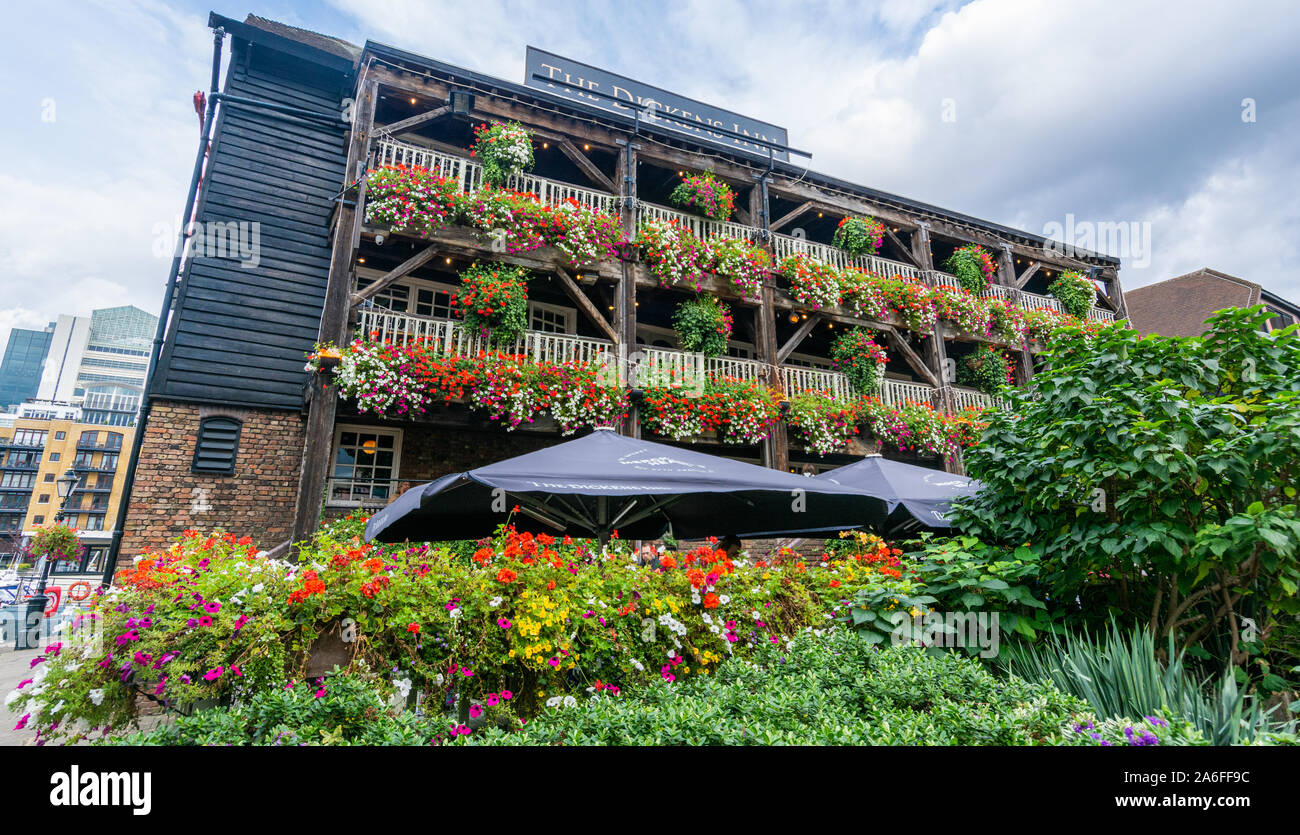 The Dickens Inn at St Katherine Docks London Stock Photo - Alamy