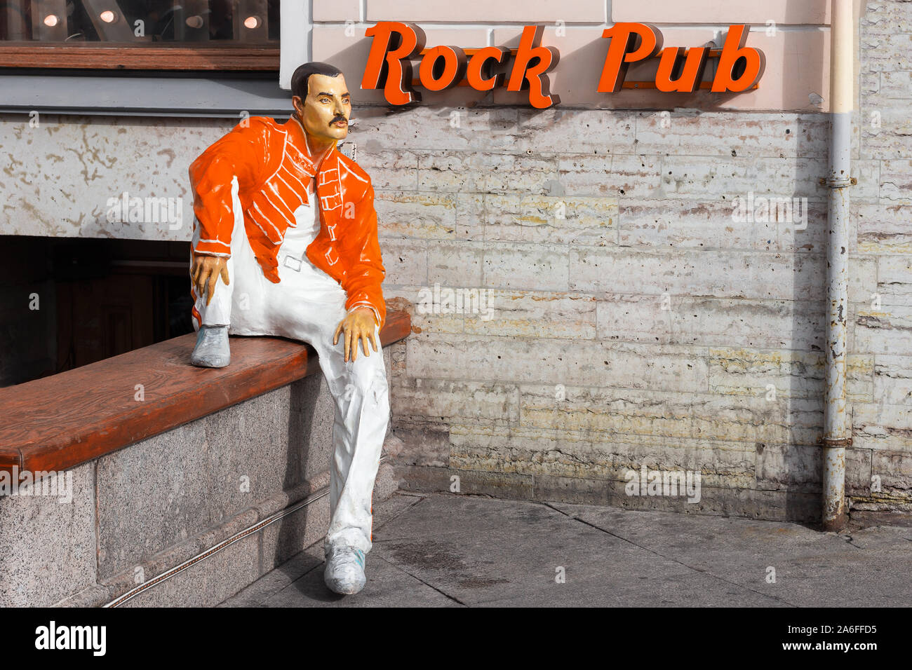 rock pub singer musician vocalist concert decoration Stock Photo - Alamy