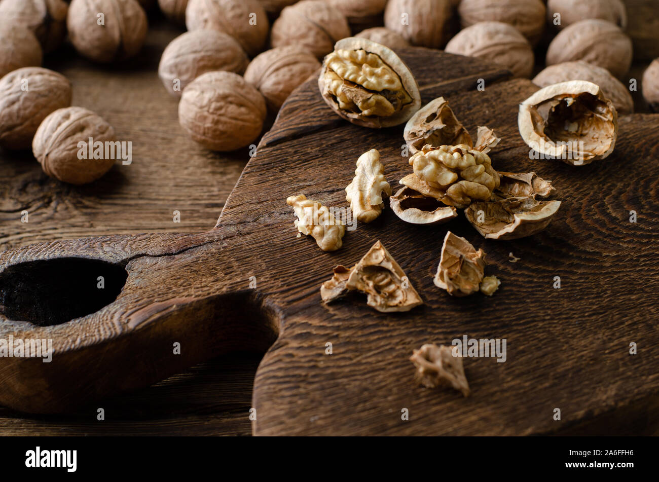 Walnut Kernel Close Up High Resolution Stock Photography and Images - Alamy