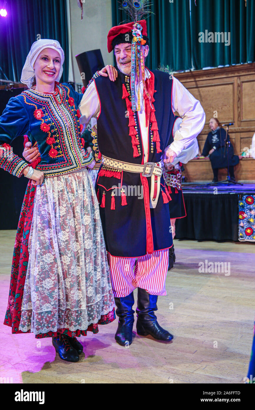 London UK 26 October 2019 Polish Dance by Tatry Polish Dance Group. at ...