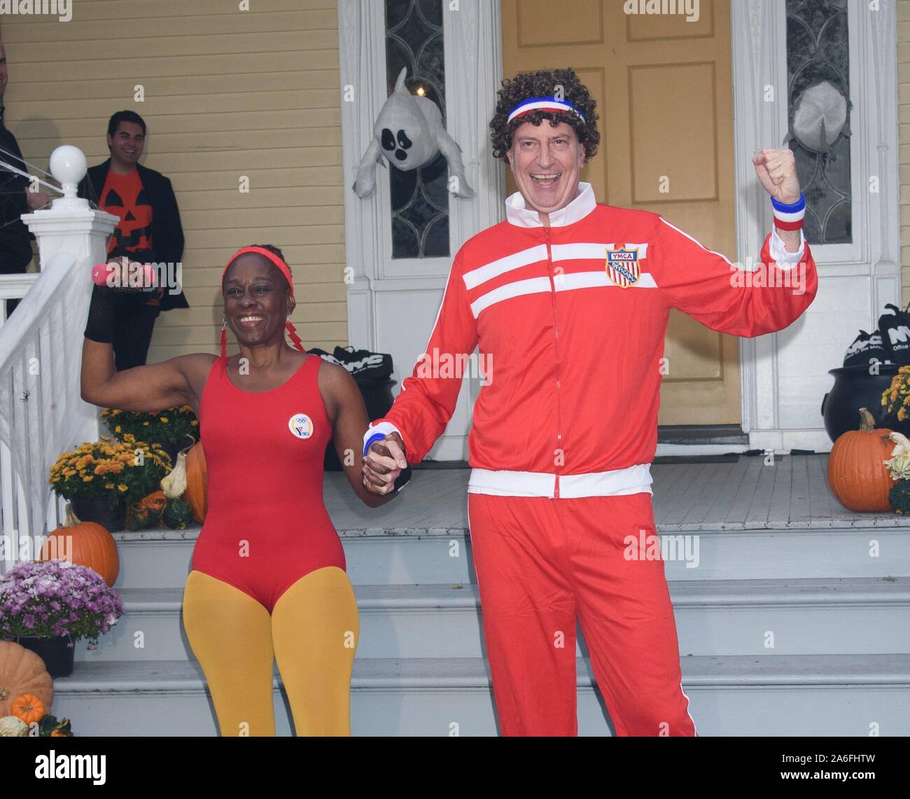 New York, NY, USA. 25th Oct, 2019. Mayor Bill de Blasio, Chirlane ...