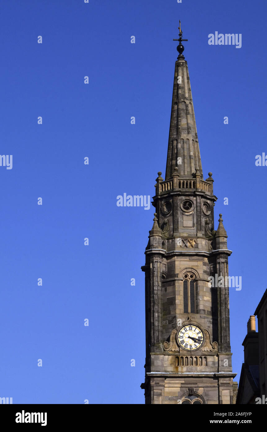 Tron kirk spire royal mile hi-res stock photography and images - Alamy