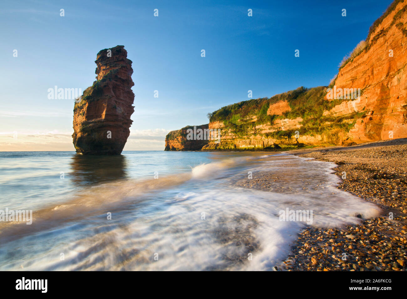 Sandstone sea stack devon hi-res stock photography and images - Alamy