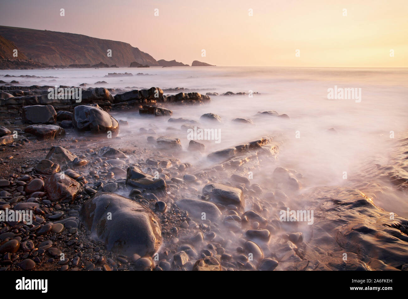 Welcombe Mouth, Bideford, Devon, England, UK Stock Photo - Alamy