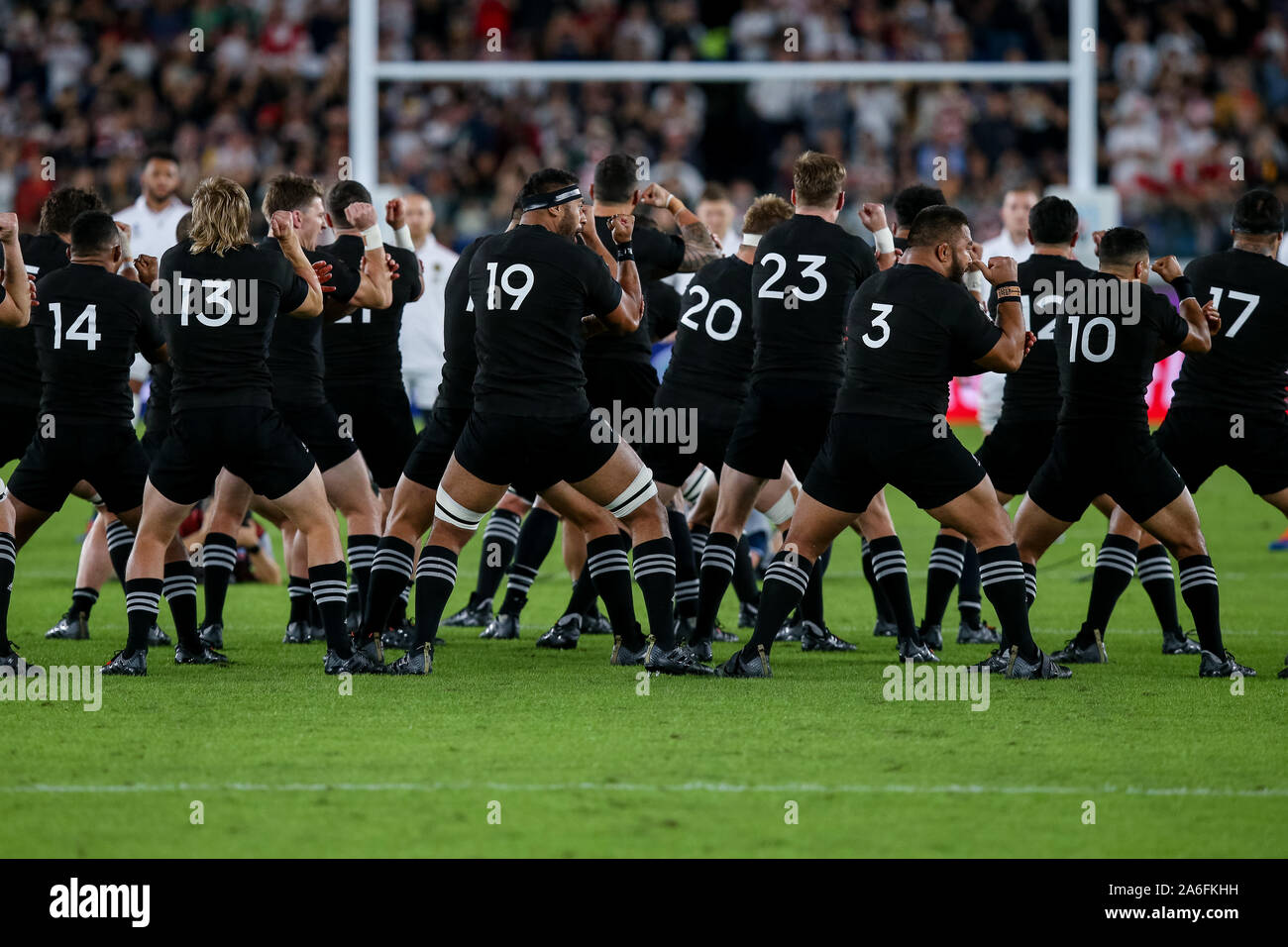 Haka new zealand rugby 2019 hi-res stock photography and images - Alamy