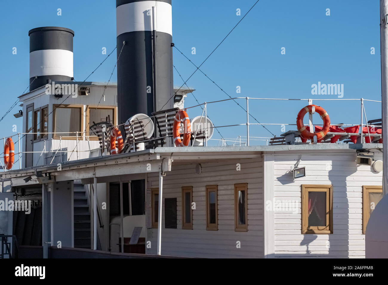 river port, quay on the pier is the ship Stock Photo - Alamy