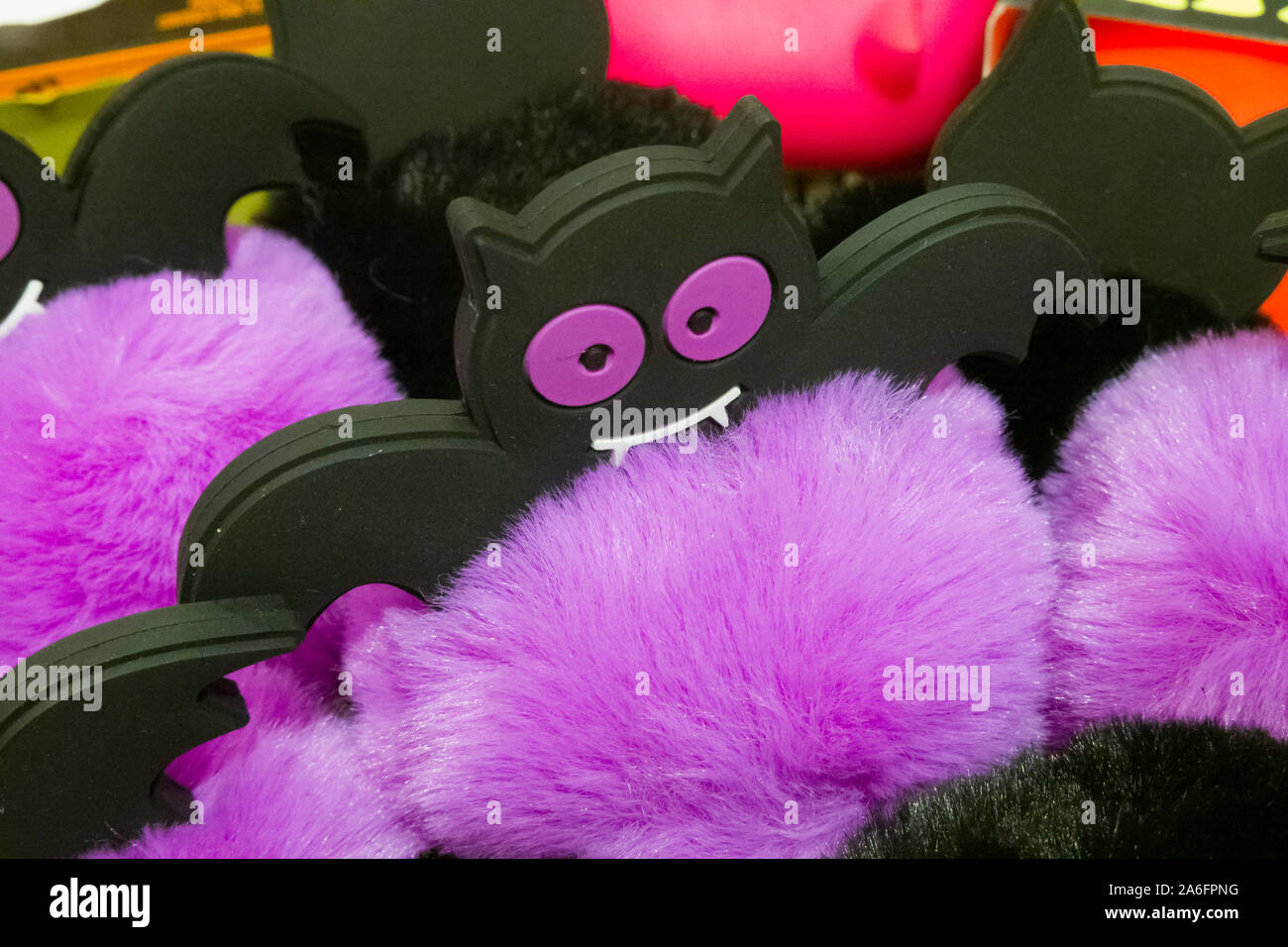 Halloween bat themed ballpoint pens Stock Photo - Alamy