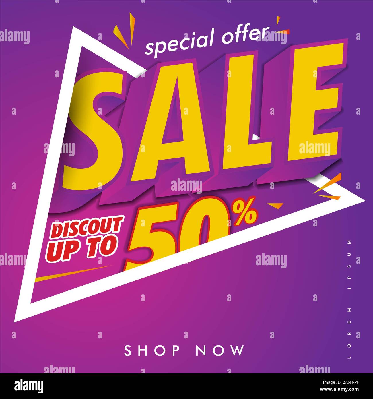 header or title promotion product or services, special offer discount ...