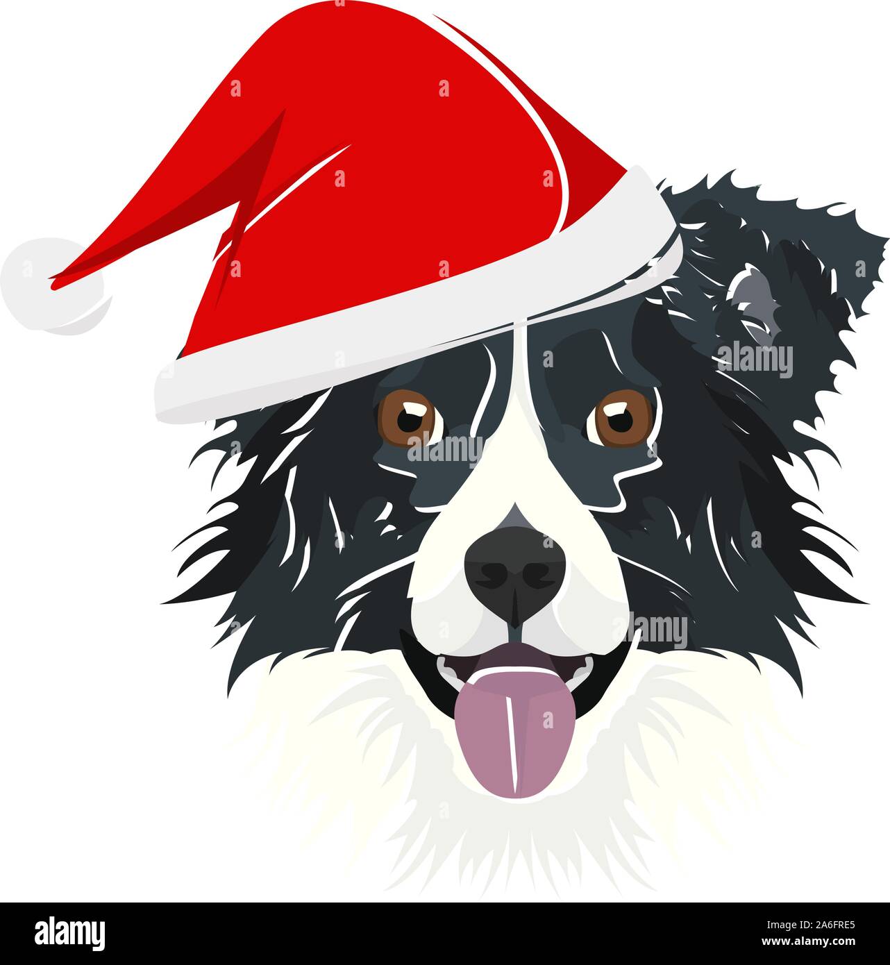 Dog Christmas Border