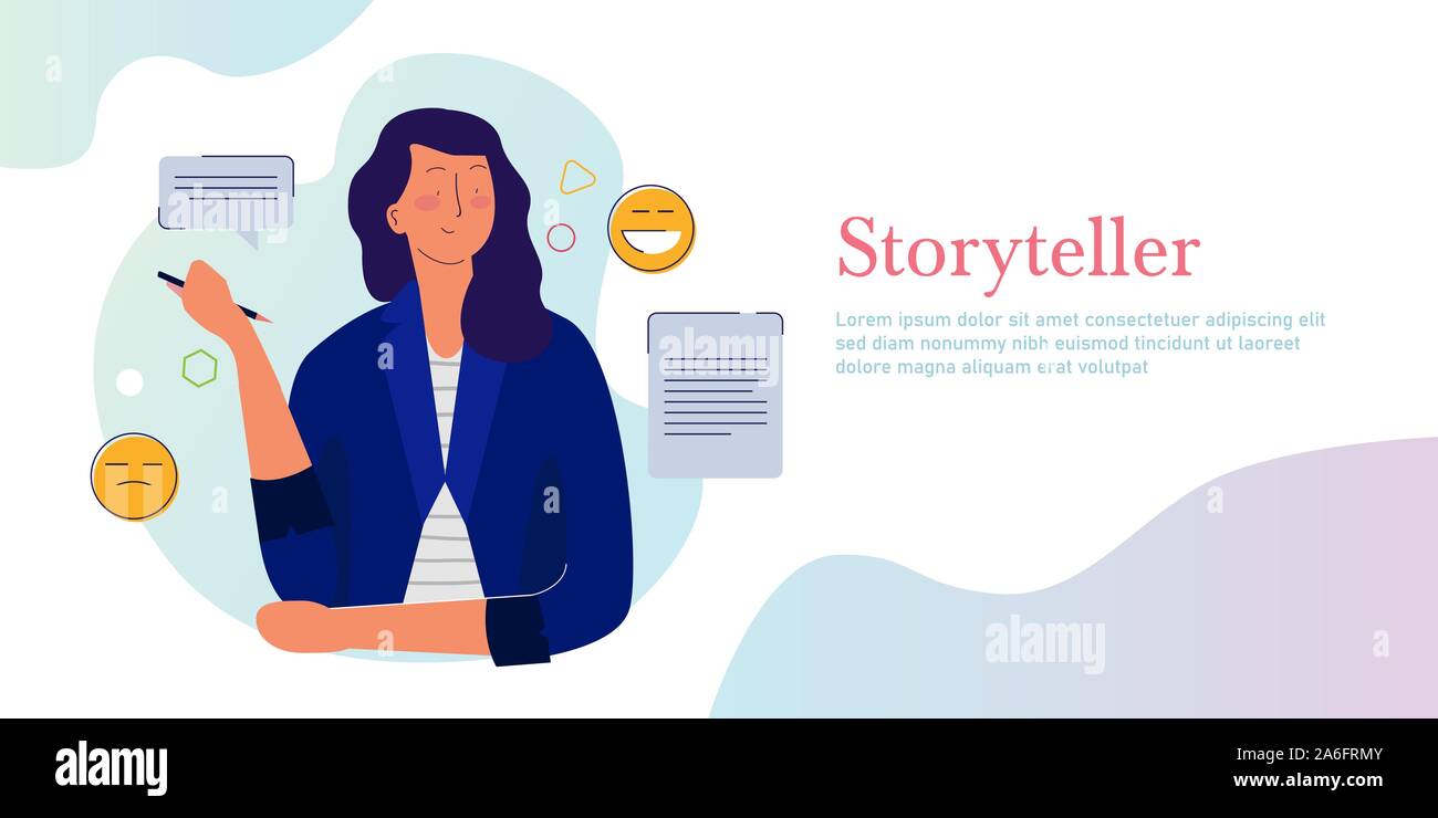 Cartoon female journalist hi-res stock photography and images - Alamy