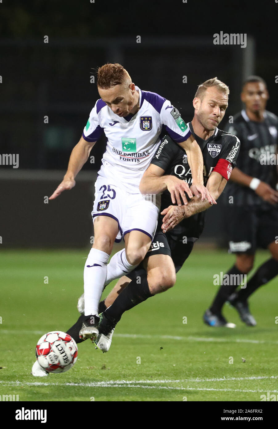 EUPEN, BELGIUM - OCTOBER 25: Adrien Trebel of Anderlecht battles for ...