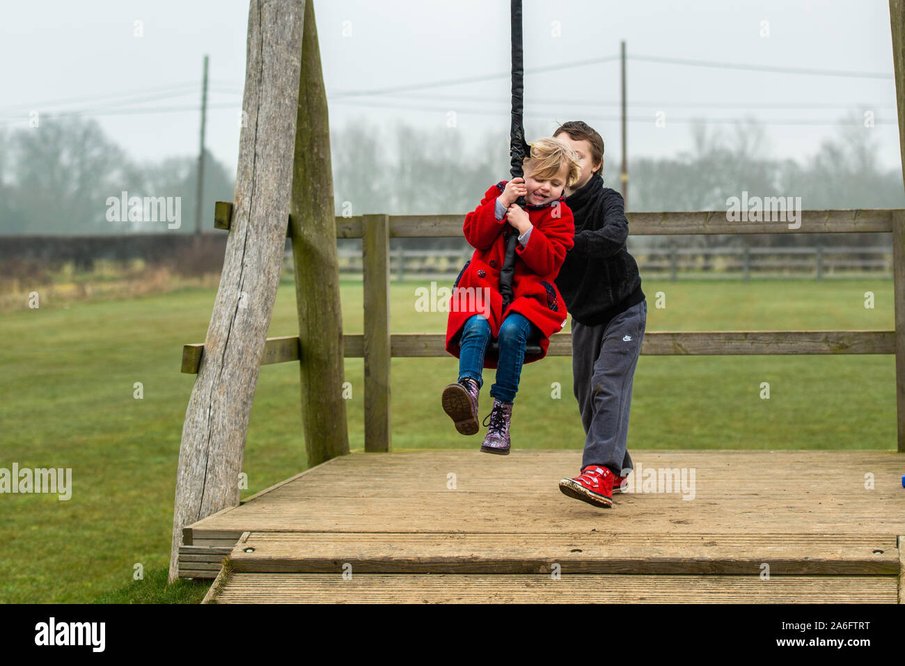 A handsome boy with ADHD, Autism, Asperger Syndrome plays with his ...