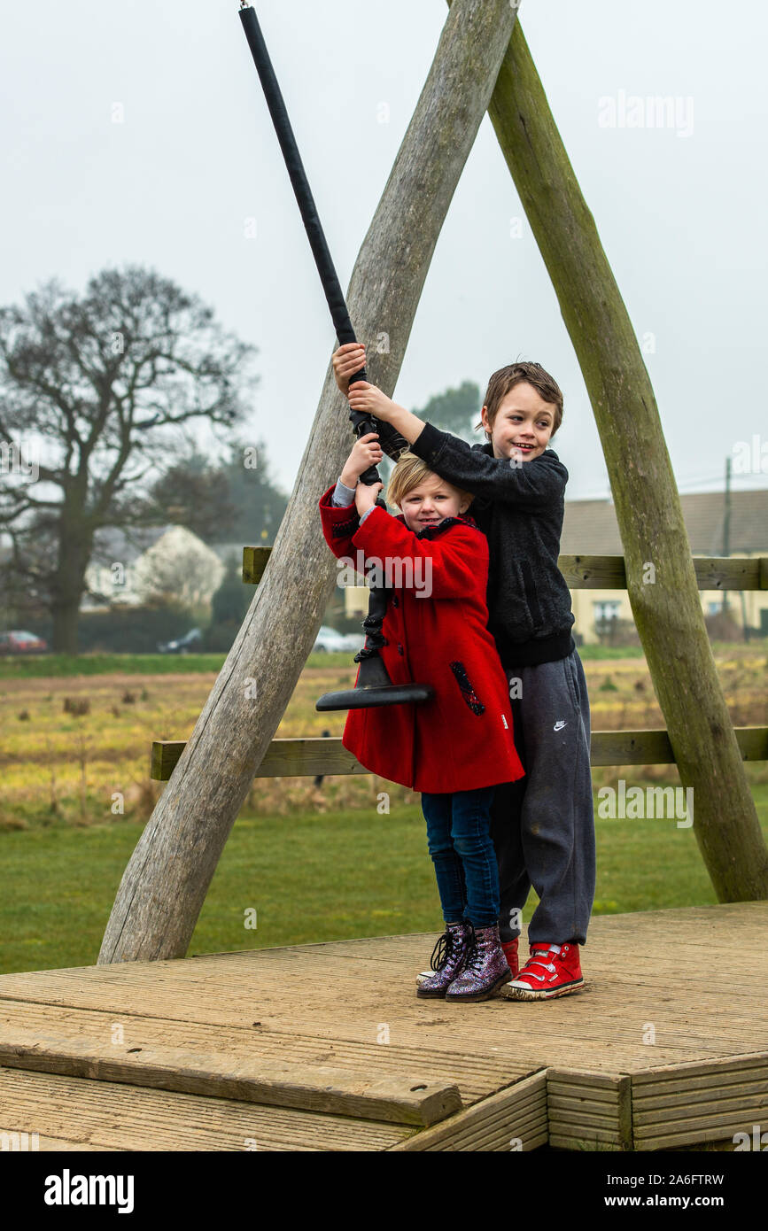 A handsome boy with ADHD, Autism, Asperger Syndrome plays with his ...