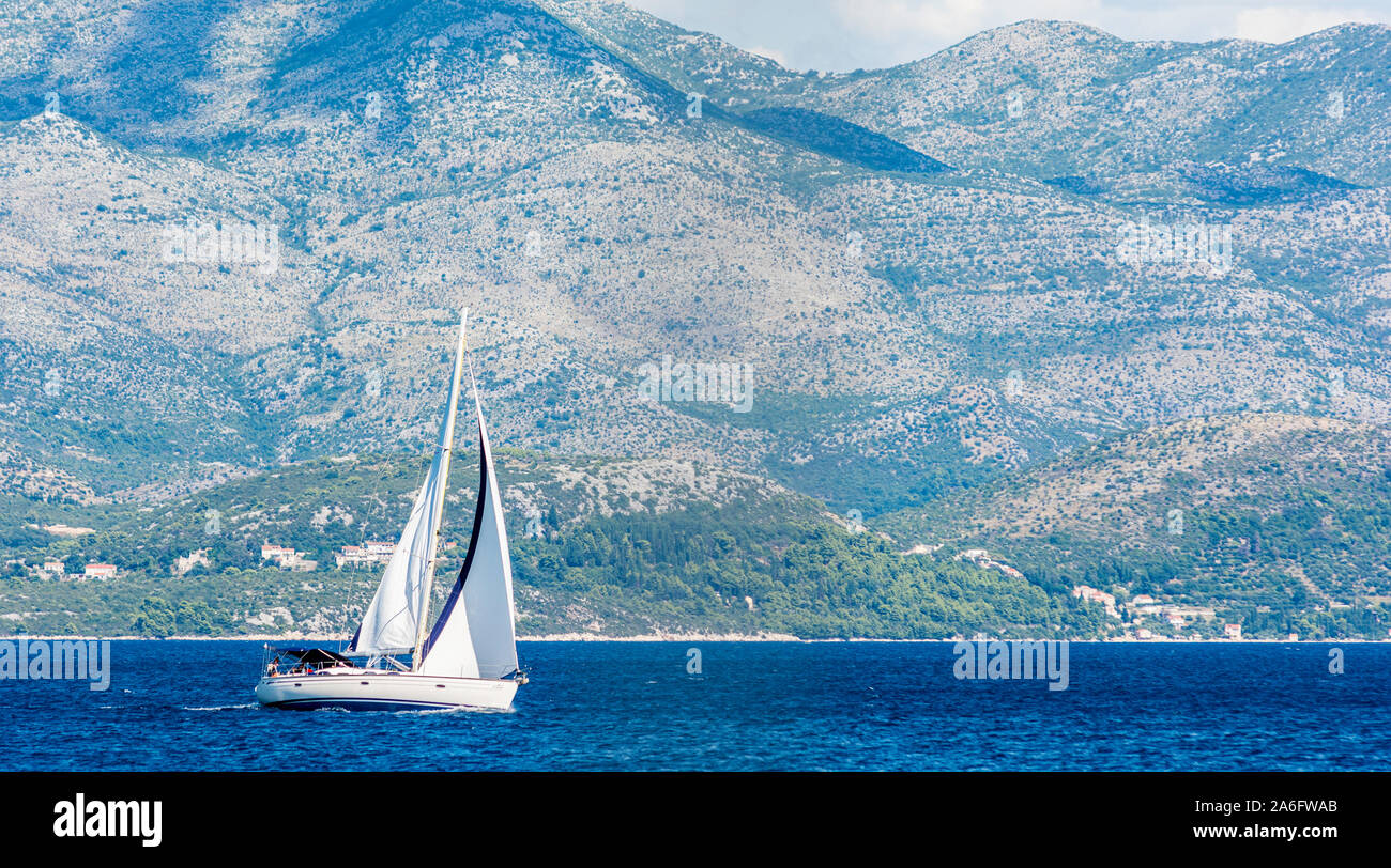 Croatia Sailing trip Stock Photo - Alamy