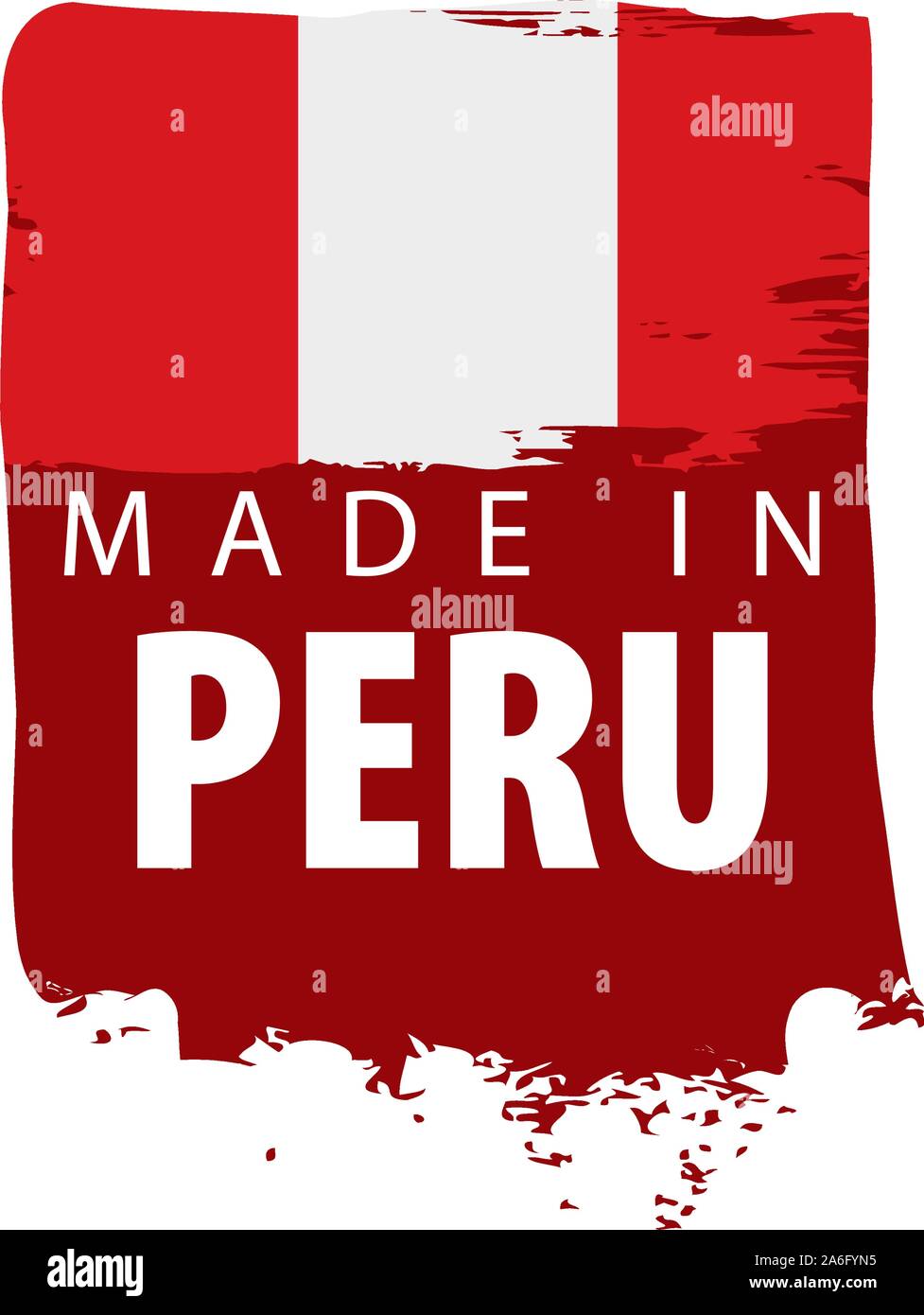 Peru flag in official Stock Vector Images - Alamy