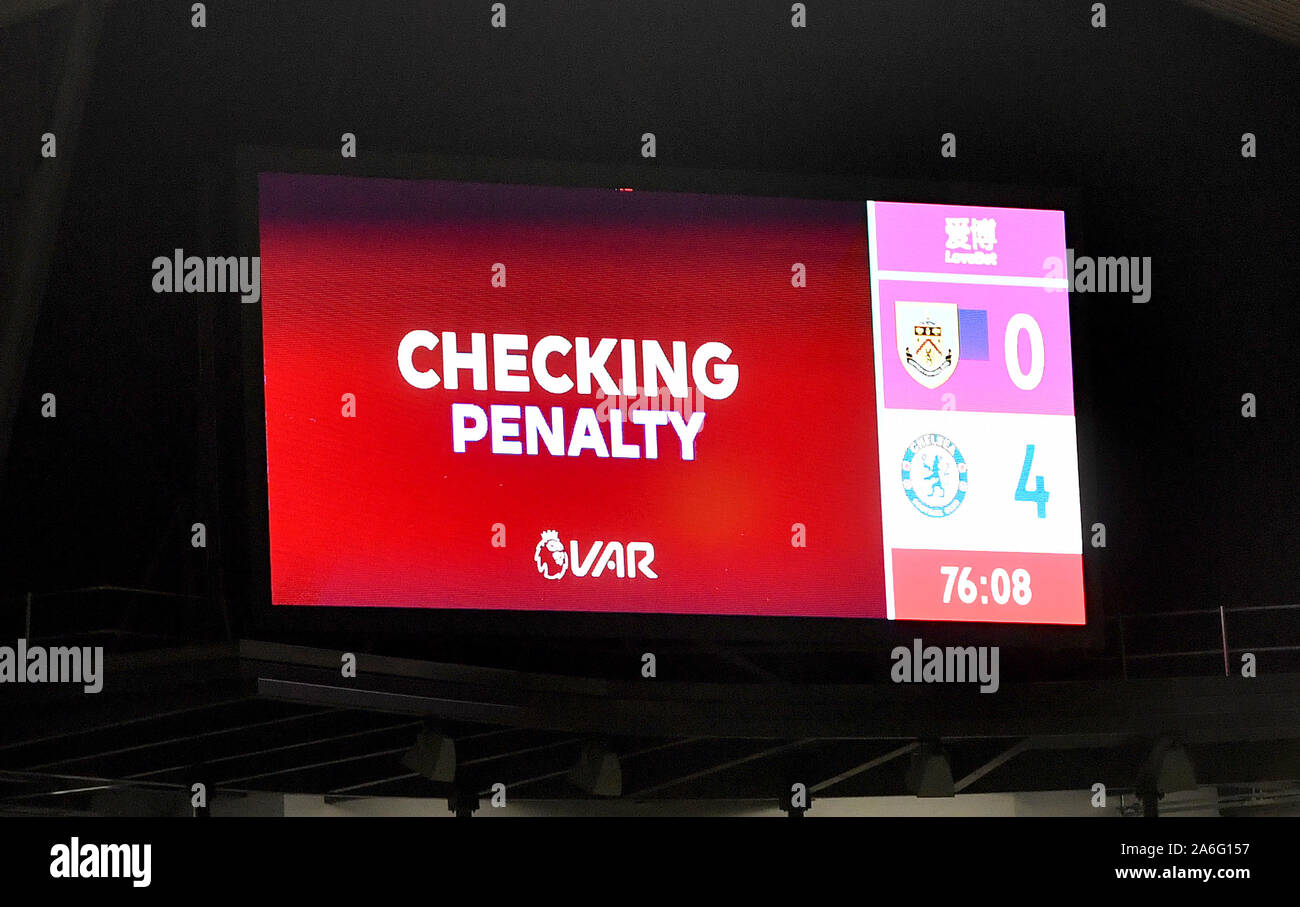 The big screen shows var checking hi-res stock photography and images ...