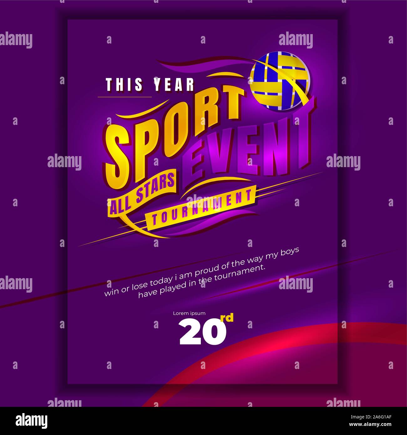 Simple Event Poster Design